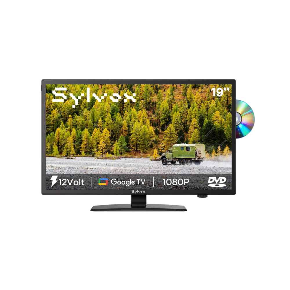 Best 19-inch 12V RV TV with DVD Combo | Google Smart TV for Trailers ...