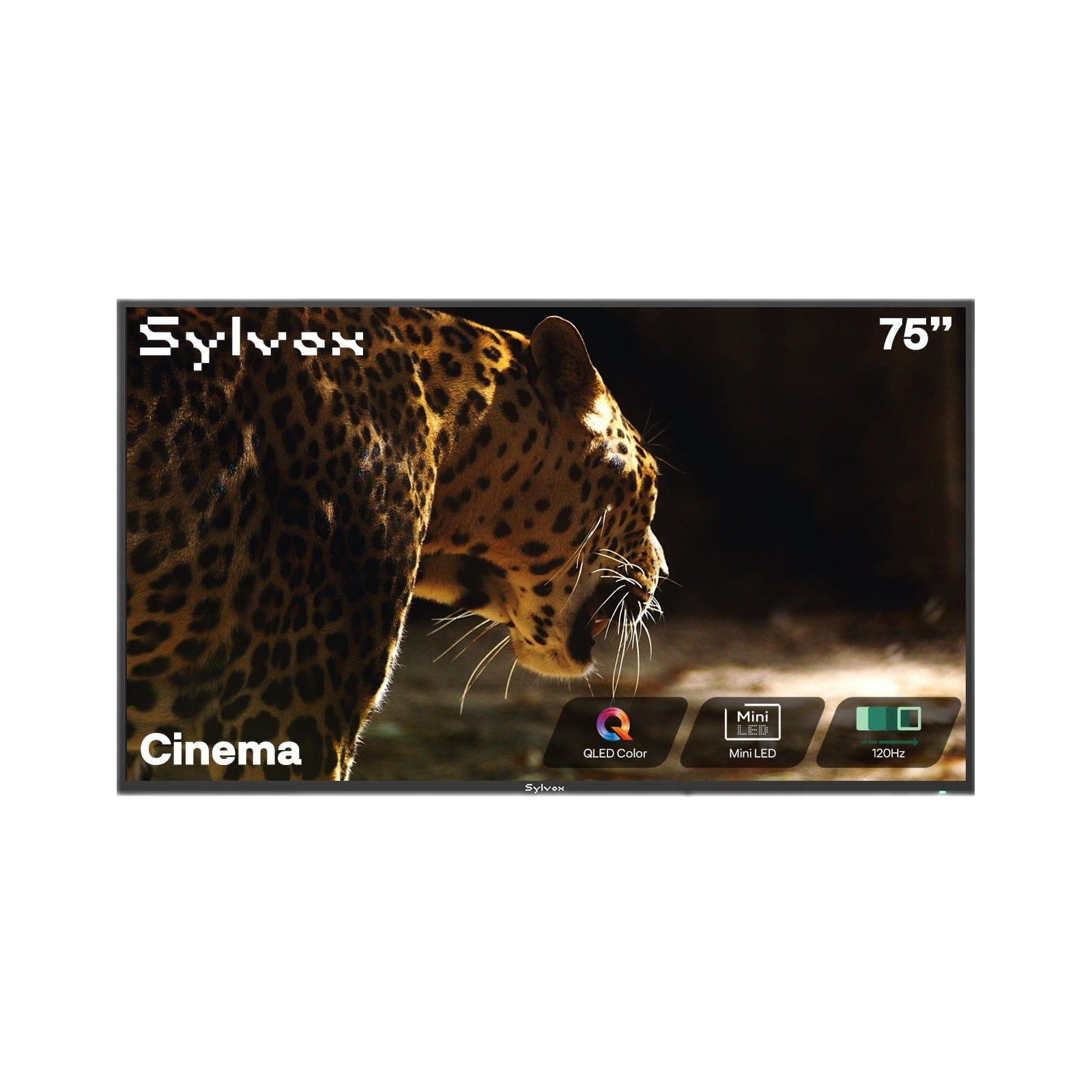 Sylvox 75'' Ultra-Bright 2000 Nits Cinema Helio QLED 120HZ Outdoor TV ...